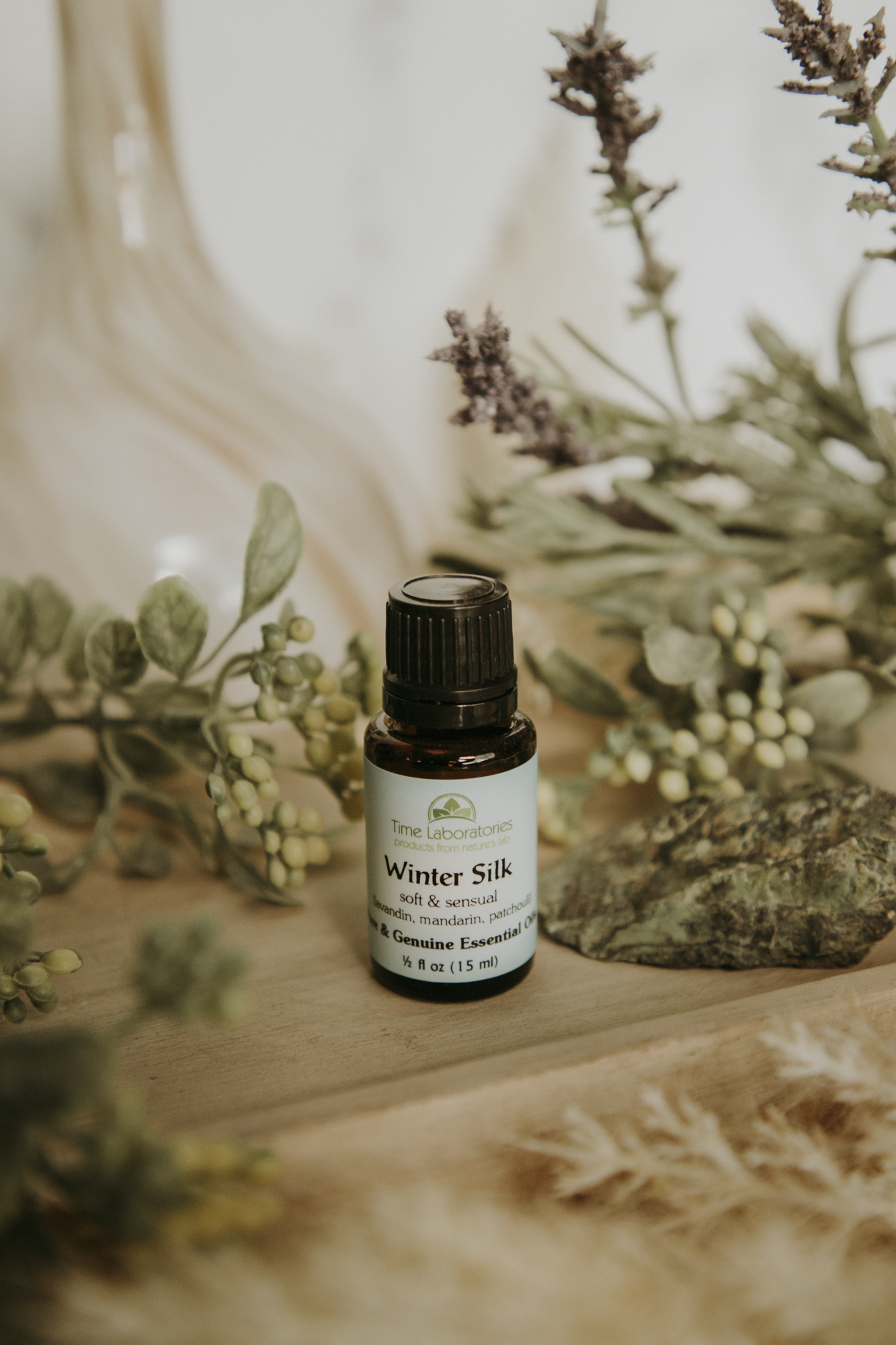Winter Silk Essential Oil Blend - High Quality Aromatherpy – Time Labs ...